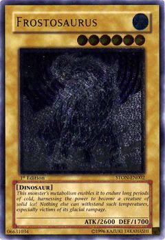 Card Gallery:Frostosaurus - Yugipedia - Yu-Gi-Oh! wiki