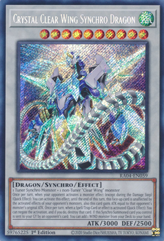 Card Gallery:Crystal Clear Wing Synchro Dragon - Yugipedia