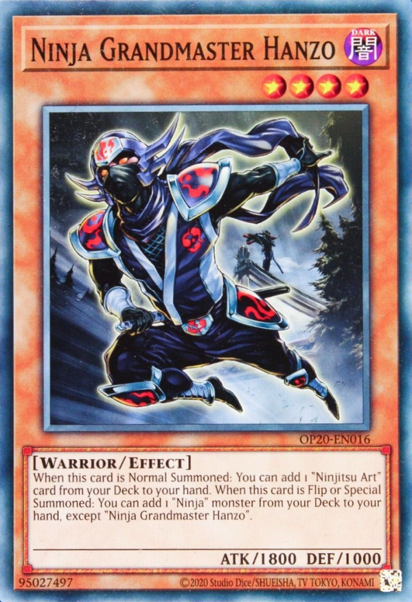 Ninja Grandmaster Hanzo - Yugipedia - Yu-Gi-Oh! wiki