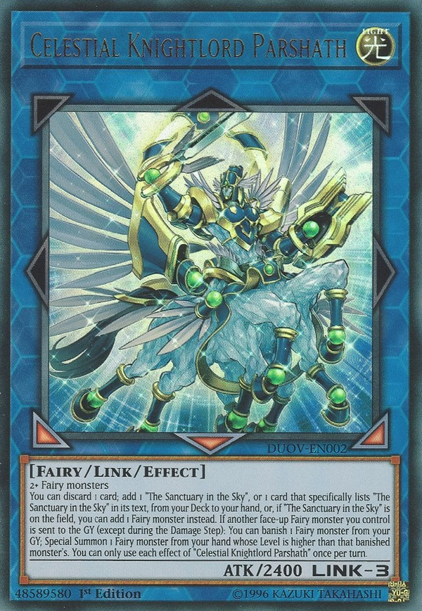 Celestial Knightlord Parshath - Yugipedia