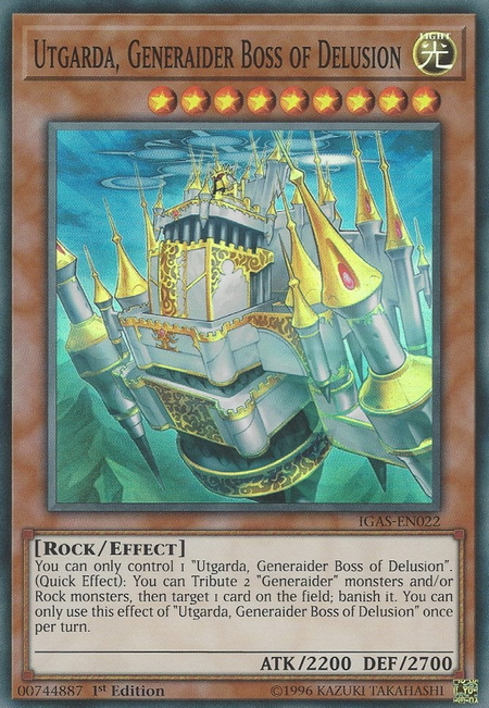 Utgarda, Generaider Boss of Delusion - Yugipedia