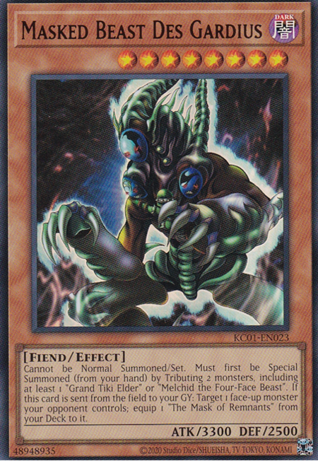 Masked Beast Des Gardius - Yugipedia