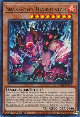 Card Artworks:Snake-Eyes Diabellstar - Yugipedia