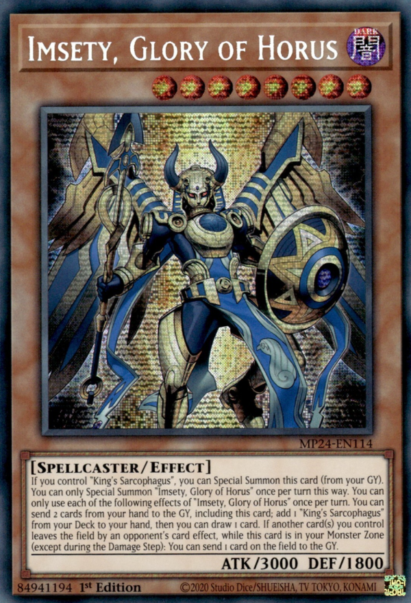 Imsety, Glory of Horus - Yugipedia