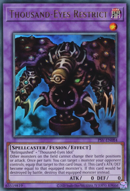 Thousand-Eyes Restrict - Yugipedia