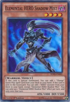 Card Gallery:Elemental HERO Shadow Mist - Yugipedia - Yu-Gi-Oh! wiki