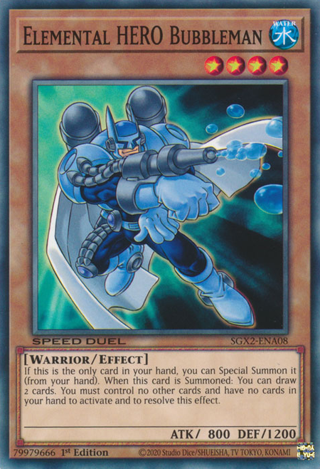 Elemental HERO Bubbleman - Yugipedia