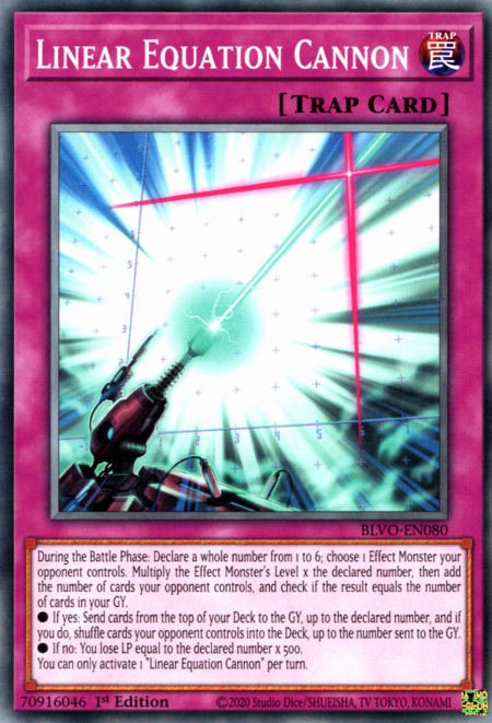 Linear Equation Cannon - Yugipedia
