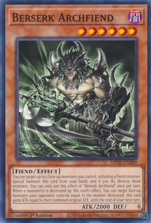 Berserk Archfiend - Yugipedia