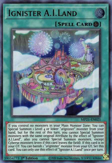 Ignister A.I.Land - Yugipedia - Yu-Gi-Oh! wiki