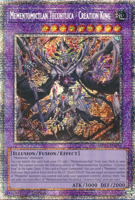 Mementomictlan Tecuhtlica - Creation King - Yugipedia