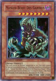 Card Gallery:Masked Beast Des Gardius - Yugipedia - Yu-Gi-Oh! wiki