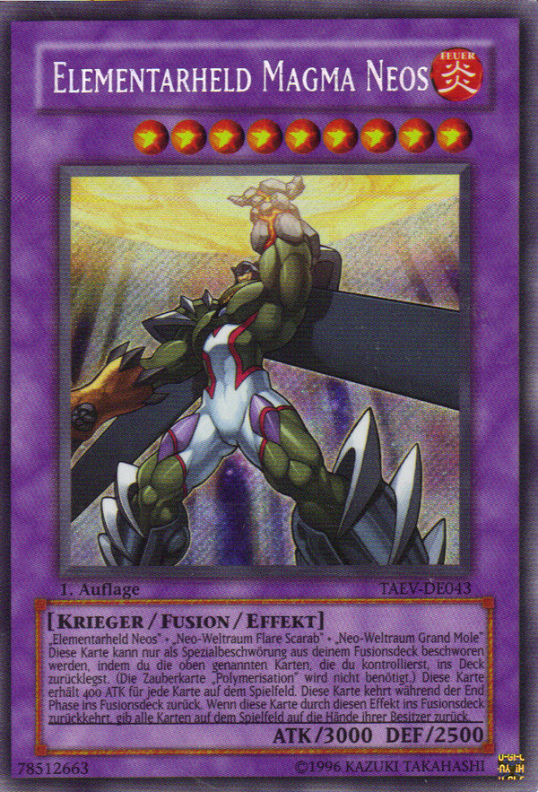 Card Errata:Elemental HERO Magma Neos - Yugipedia