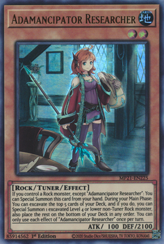 Card Gallery:Adamancipator Researcher - Yugipedia