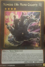 Card Gallery:Number 106: Giant Hand - Yugipedia - Yu-Gi-Oh! wiki