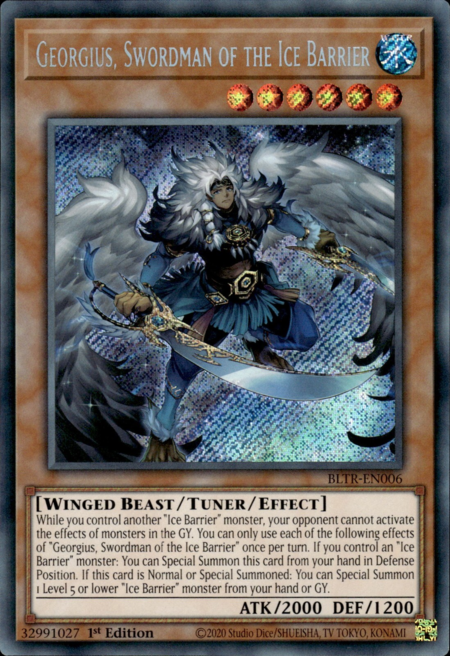Georgius, Swordman of the Ice Barrier - Yugipedia