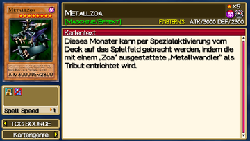 Metalzoa (Tag Force 1) - Yugipedia