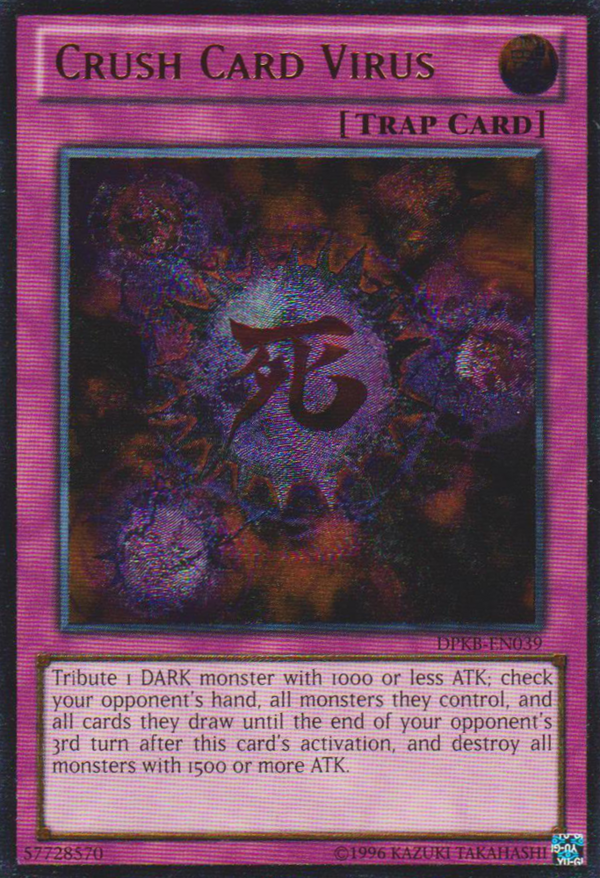 Card Errata:Crush Card Virus - Yugipedia