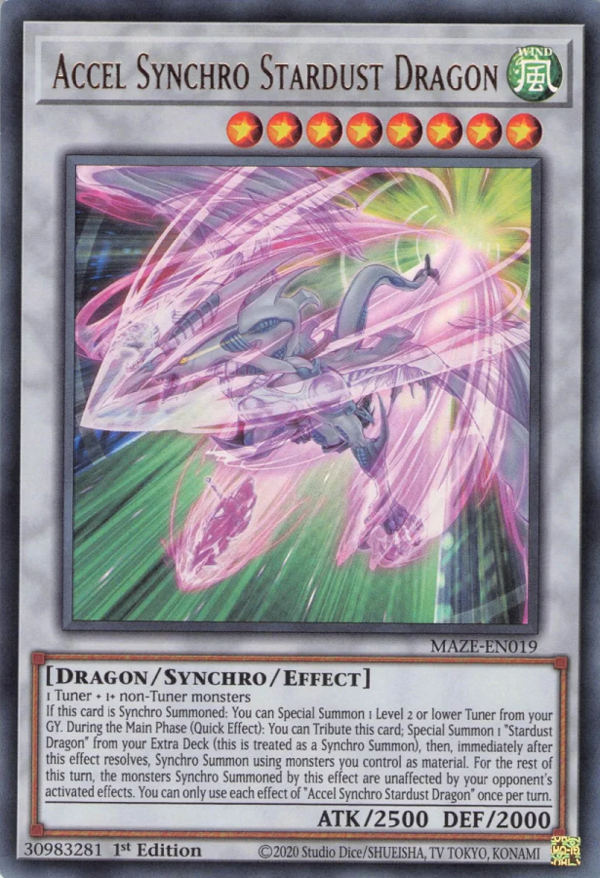 Accel Synchro Stardust Dragon - Yugipedia - Yu-Gi-Oh! wiki