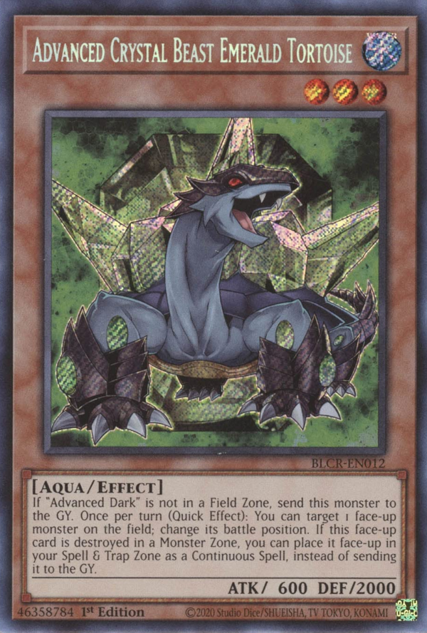 Advanced Crystal Beast Emerald Tortoise - Yugipedia