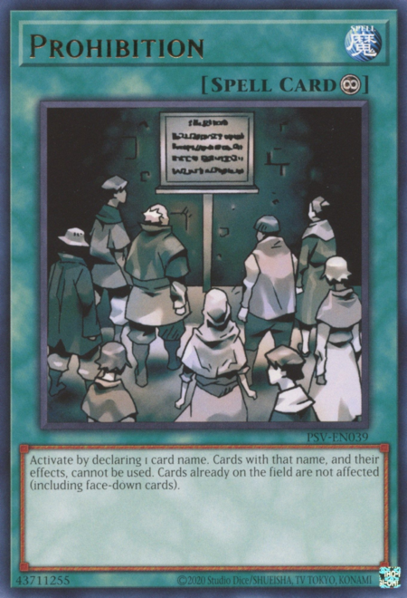 Prohibition - Yugipedia
