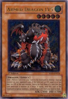 Card Gallery:Armed Dragon LV5 - Yugipedia - Yu-Gi-Oh! wiki