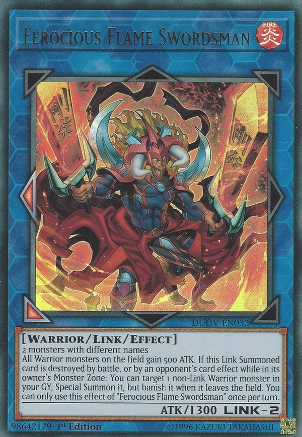Ferocious Flame Swordsman - Yugipedia - Yu-Gi-Oh! wiki