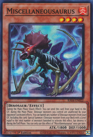 Miscellaneousaurus - Yugipedia