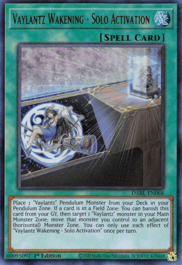 Vaylantz Wakening - Solo Activation - Yugipedia