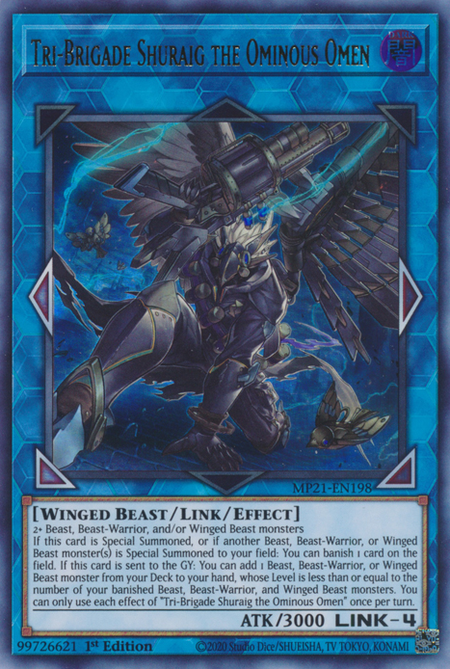 Tri-Brigade Shuraig the Ominous Omen - Yugipedia