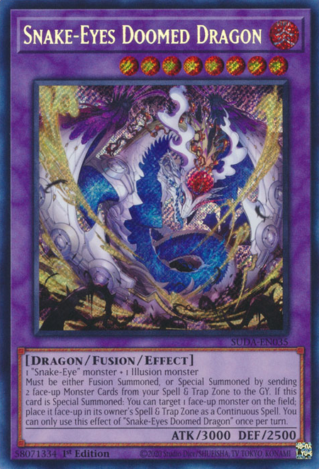 Snake-Eyes Doomed Dragon - Yugipedia