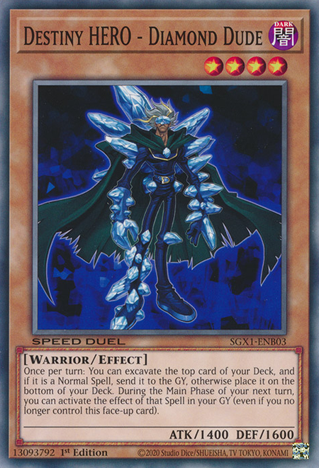 Destiny HERO - Diamond Dude - Yugipedia