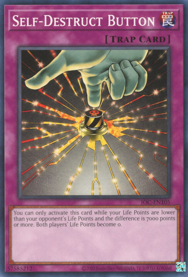 Self-Destruct Button - Yugipedia