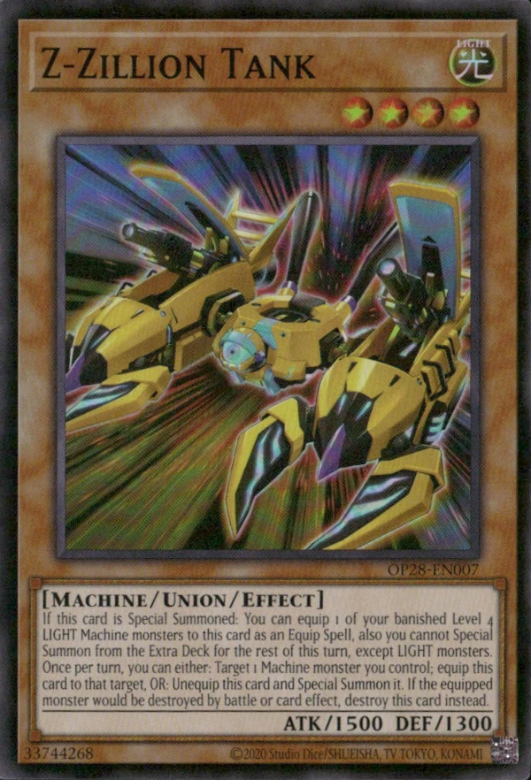 Z-Zillion Tank - Yugipedia