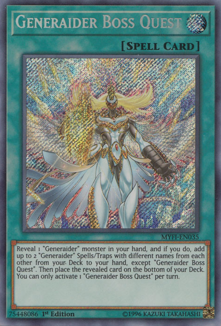 Generaider Boss Quest - Yugipedia
