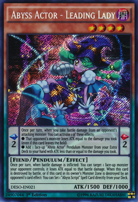 Card Errata:Abyss Actor - Leading Lady - Yugipedia