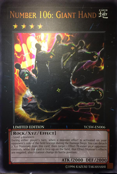 Card Gallery:Number 106: Giant Hand - Yugipedia - Yu-Gi-Oh! wiki