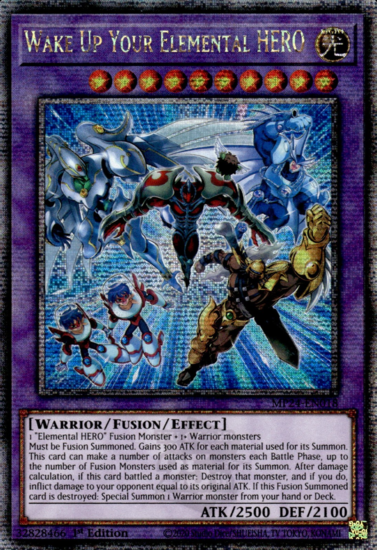 Card Artworks:Wake Up Your Elemental HERO - Yugipedia
