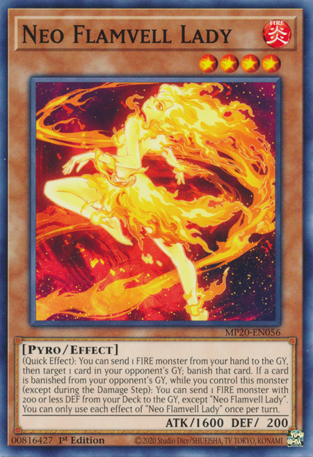 Neo Flamvell Lady - Yugipedia - Yu-Gi-Oh! wiki