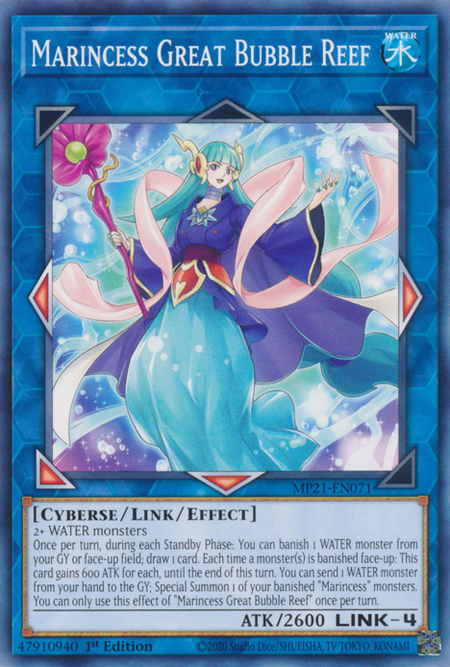 Marincess Great Bubble Reef - Yugipedia - Yu-Gi-Oh! wiki