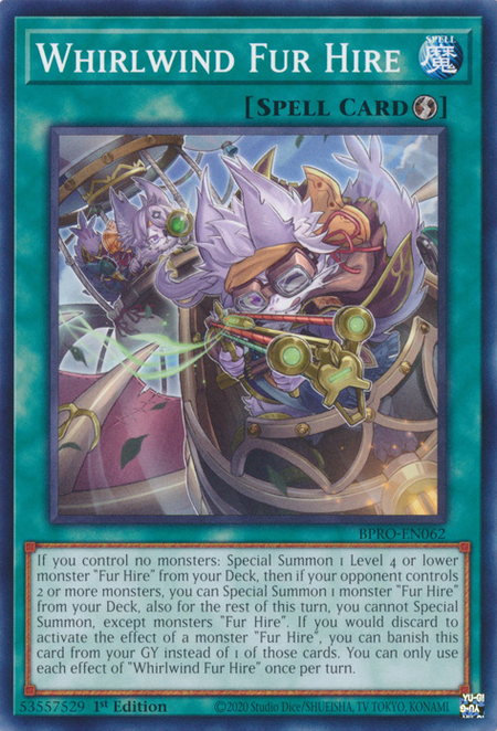Whirlwind Fur Hire - Yugipedia
