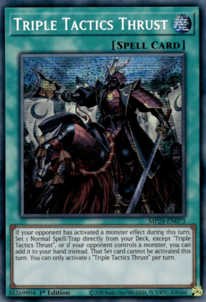 Triple Tactics Thrust - Yugipedia
