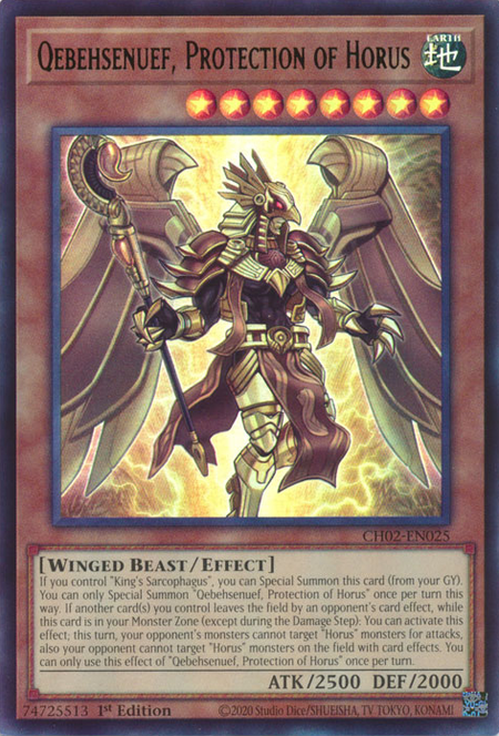 Qebehsenuef, Protection of Horus - Yugipedia