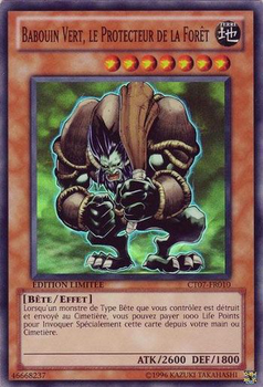 Card Gallery:Green Baboon, Defender of the Forest - Yugipedia