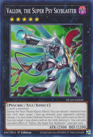 Vallon, the Super Psy Skyblaster - Yugipedia