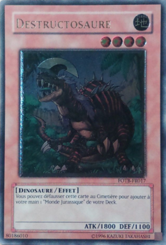 Card Gallery:Destroyersaurus - Yugipedia - Yu-Gi-Oh! wiki