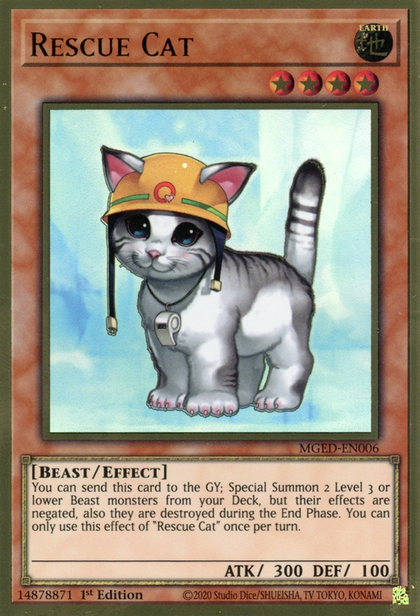 Rescue Cat - Yugipedia - Yu-Gi-Oh! wiki