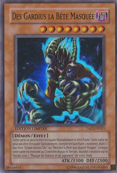 Card Gallery:Masked Beast Des Gardius - Yugipedia - Yu-Gi-Oh! wiki