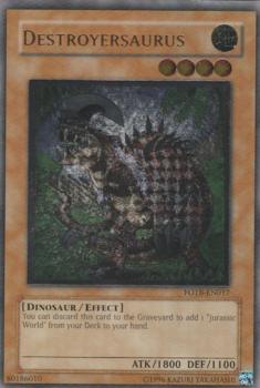 Card Gallery:Destroyersaurus - Yugipedia - Yu-Gi-Oh! wiki