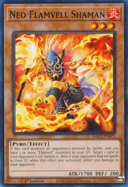 Neo Flamvell Shaman - Yugipedia